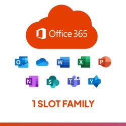 Nâng Cấp 1 SLOT Microsoft Office 365 FAMILY 1 Người dùng 5 Thiết bị ...